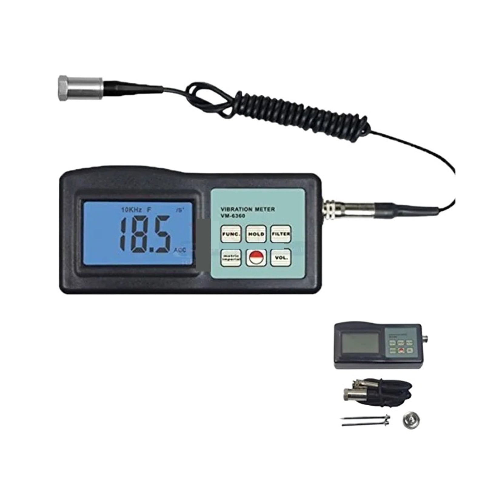 Vibration Meter,Handheld Vibration Meter Tester VM-6360 Interface ...