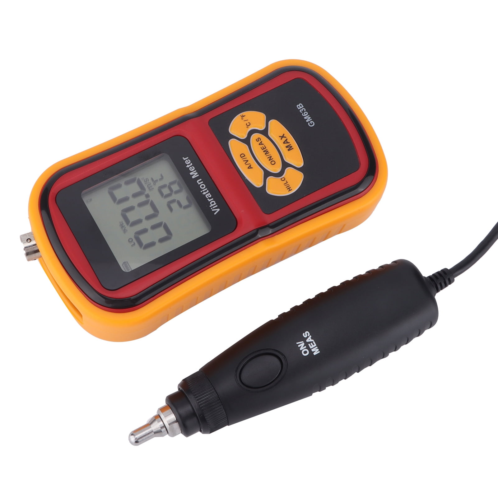 Vibration Meter - Speed, Acceleration, Displacement Measurement, Split ...
