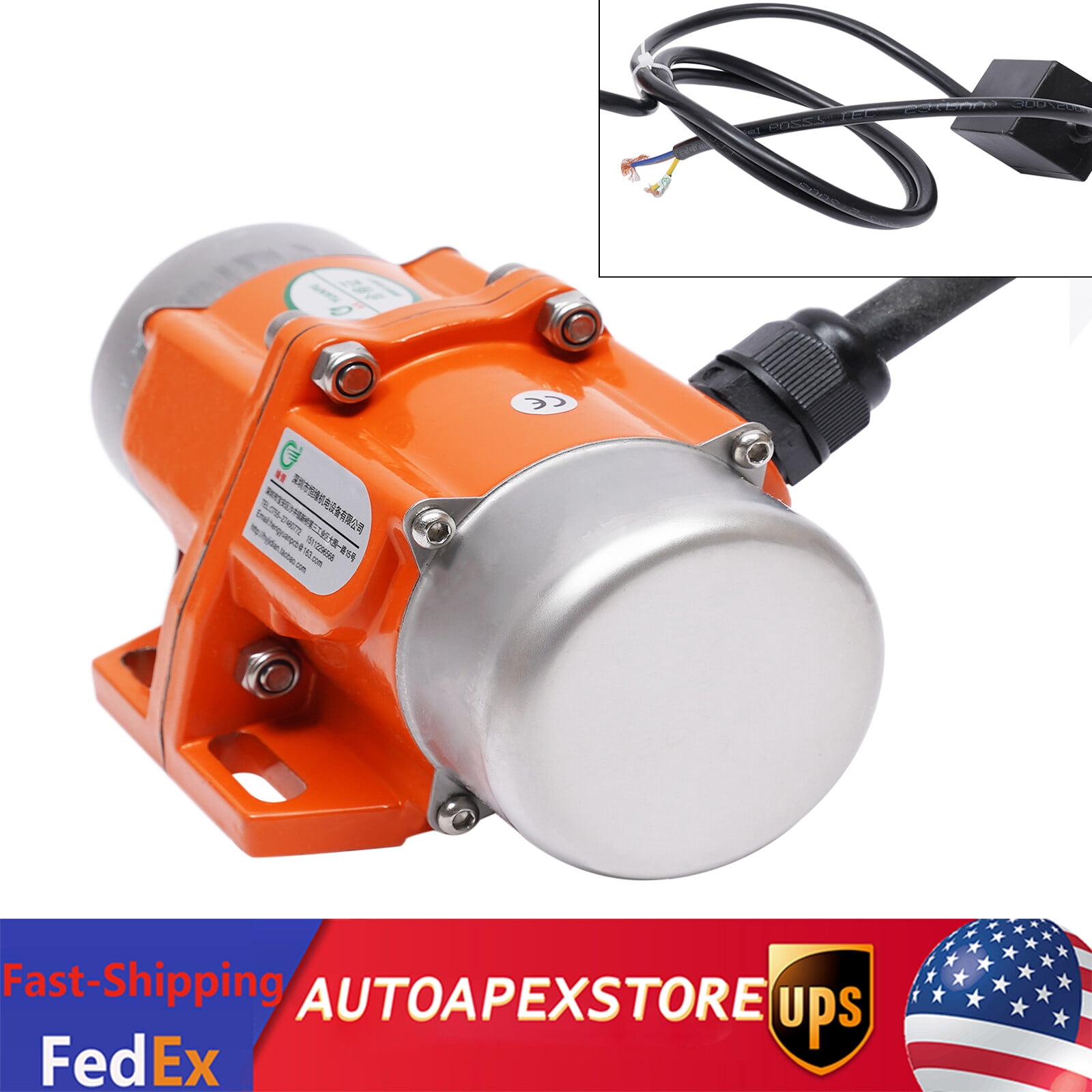 Vibration Motor 40W Single Phase for Shaker Table Vibrating Aluminum ...