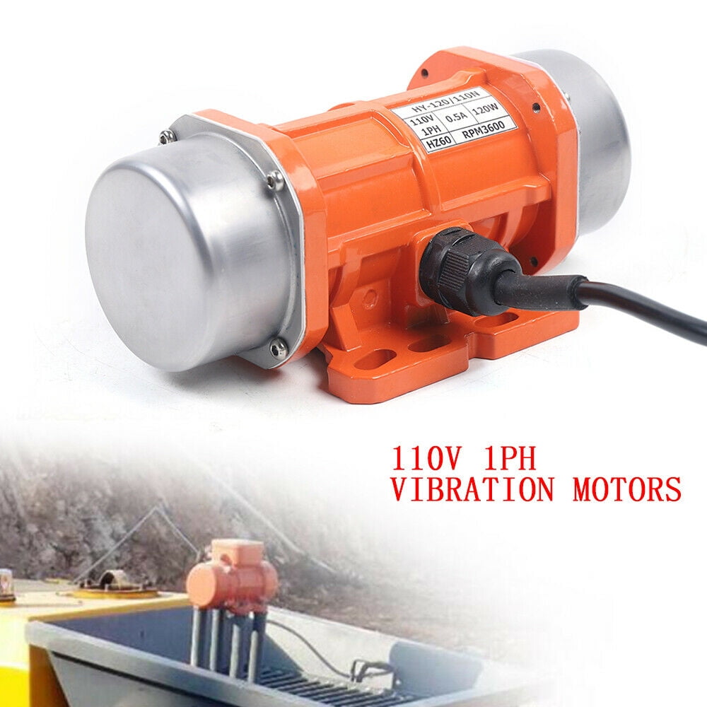Vibration Motor Vibrating Motor Vibrator 120W 110V Single Phase 3450RPM ...