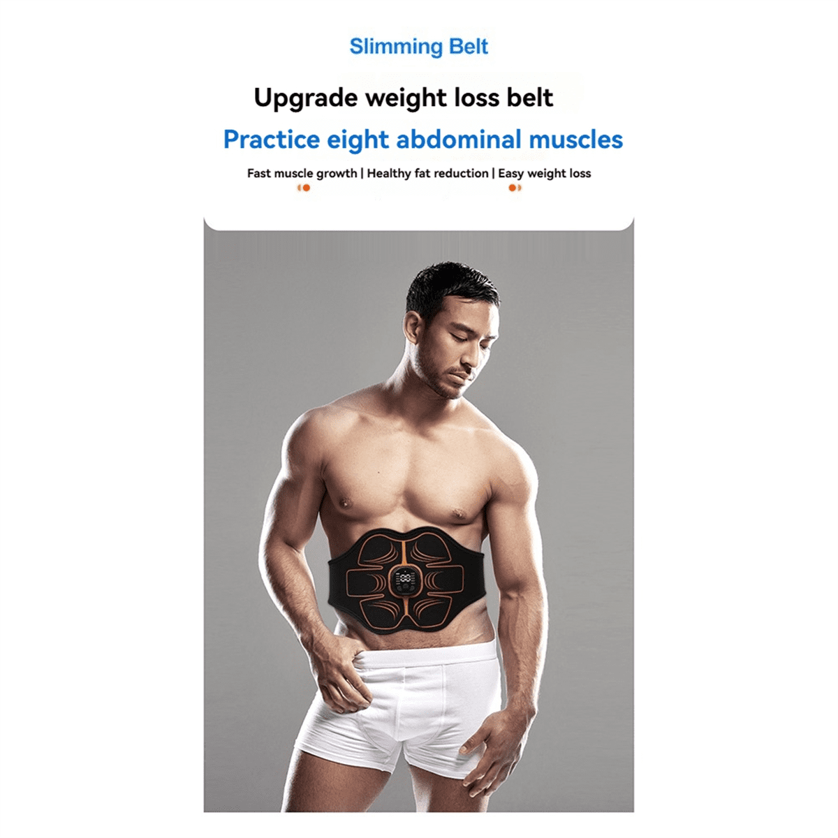 Vibration Muscle Stimulator Abdominal EMS Trainer Electrostimulation ...