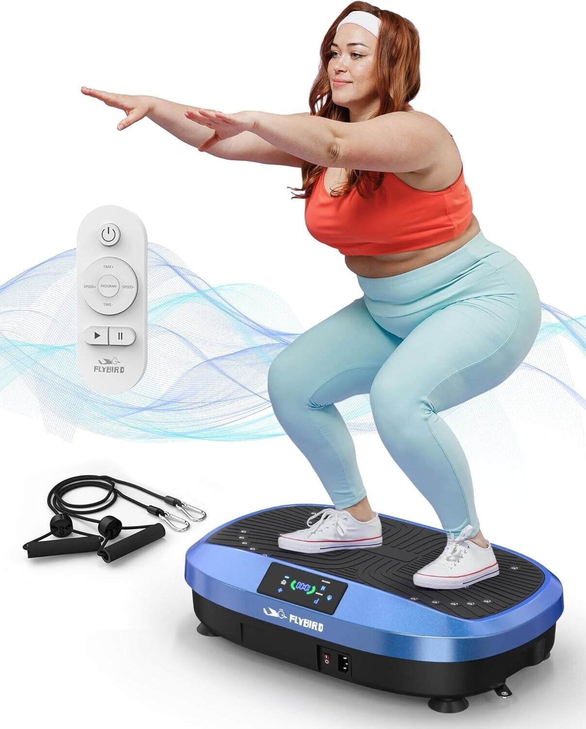 Vibration Plate 4D Oscillation Vibration Platform Whole Body Workout ...