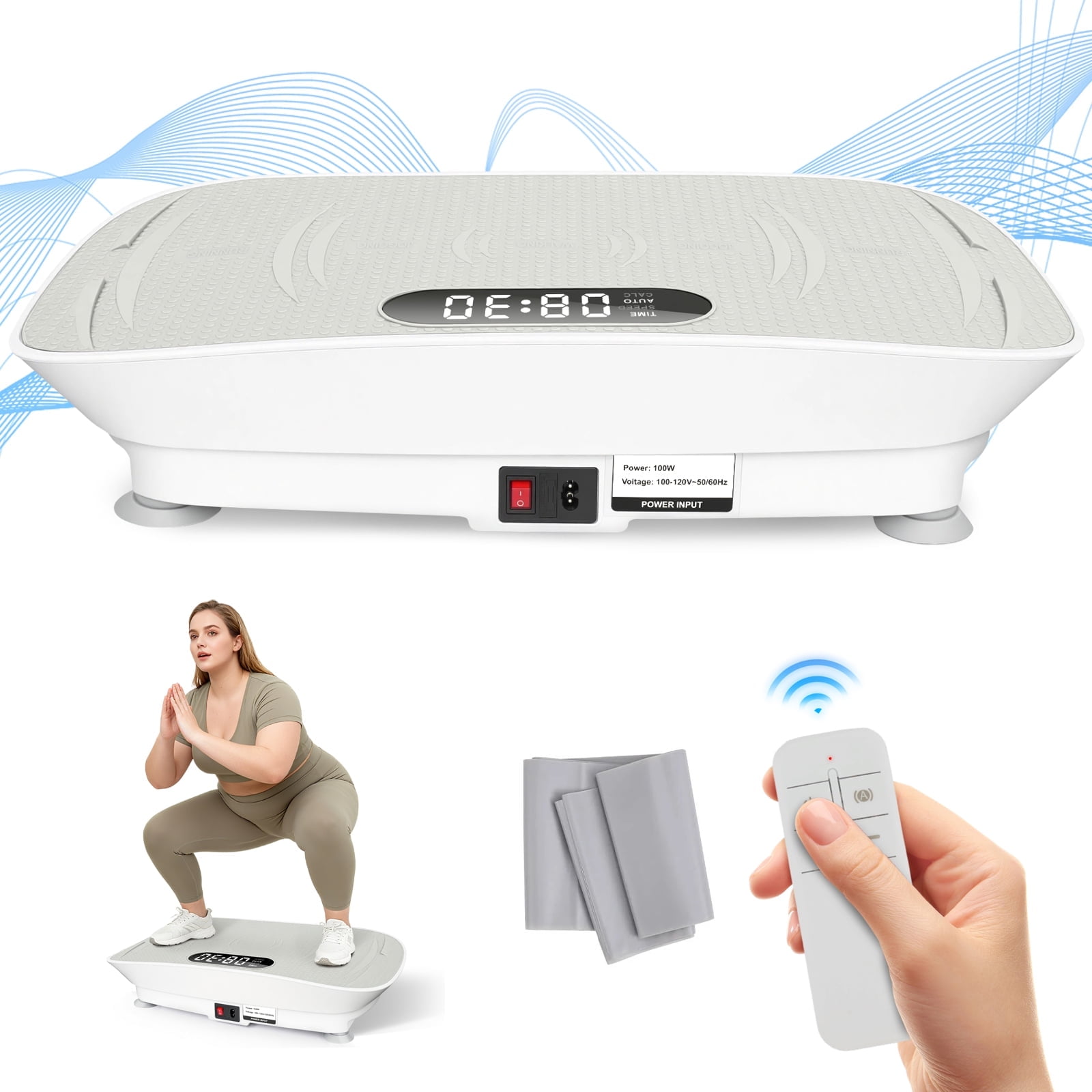 CATGOOD Vibration Plate for Exercise Fitness Platform Exercise Machine ...