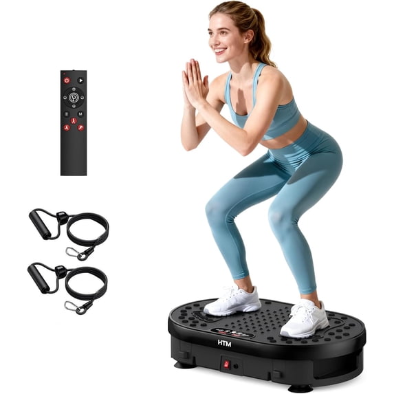 Vibration Plate Exercise Machine with 120 Speed Levels, 9 Program Modes ...