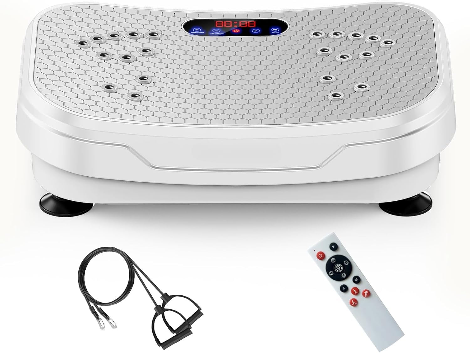 Vibration Plate Exercise Machine, 2025 Upgraded Vibration Plate for Lymphatic Drainage, Large ...