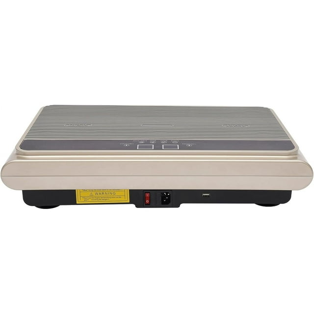 Vibration Plate Exercise Machine, 5 Modes Whole Body Power Shake Vibration Platform with Loop ...