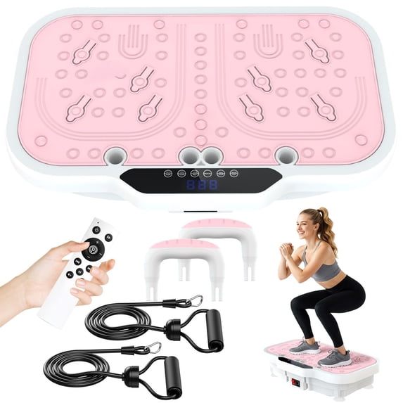 Vibration Plate Exercise Machine, 8000 Vibrations/min Adjustable ...