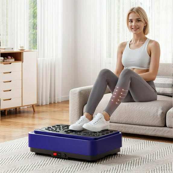 Vibration Plate Exercise Machine - 99 Speed Levels, with Resistance ...