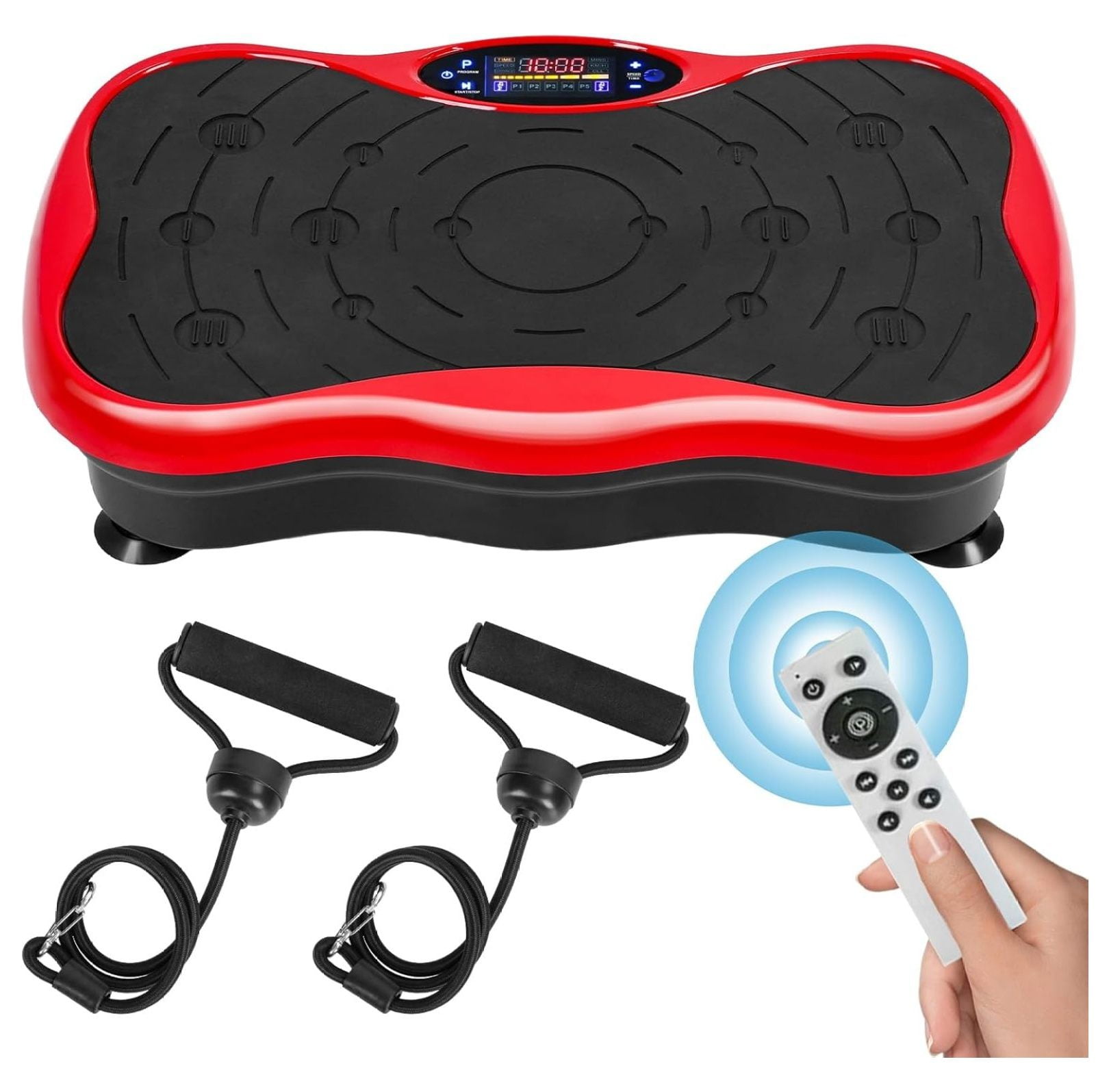 Vibration Plate Exercise Machine, Adjustable Speed Whole Body Vibration ...