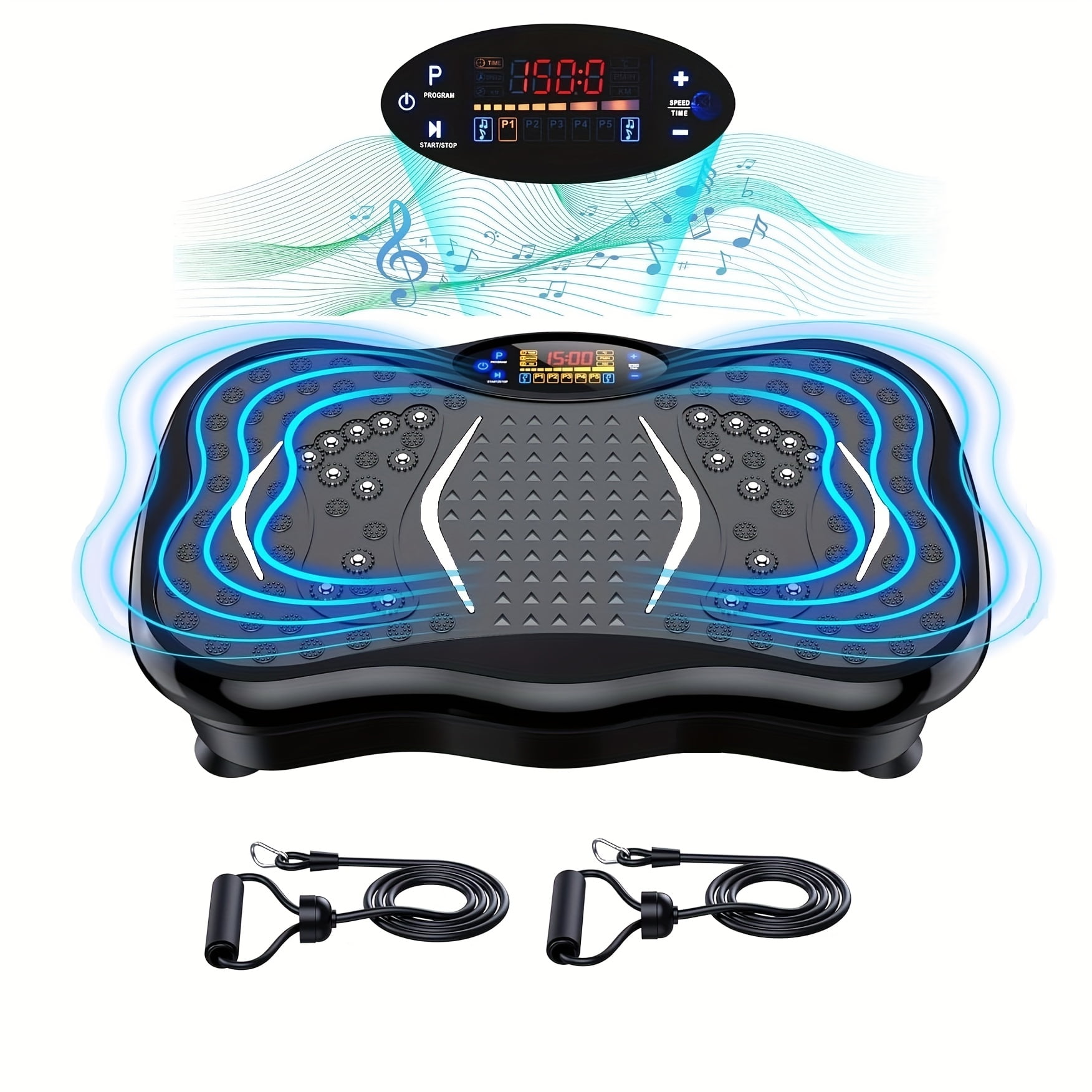 Vibration Plate Exercise Machine – Full Body Workout Platform for Home ...