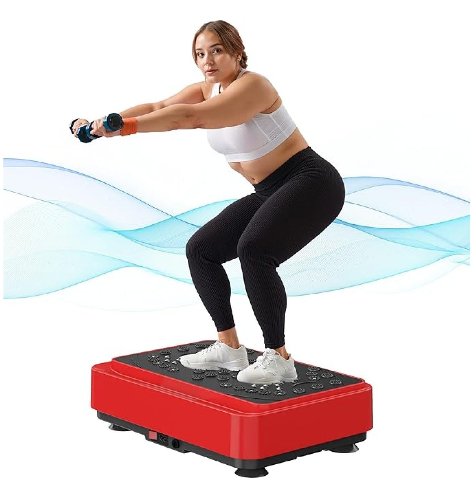Vibration Plate Exercise Machine, Full Body Workout Vibration Plate for ...