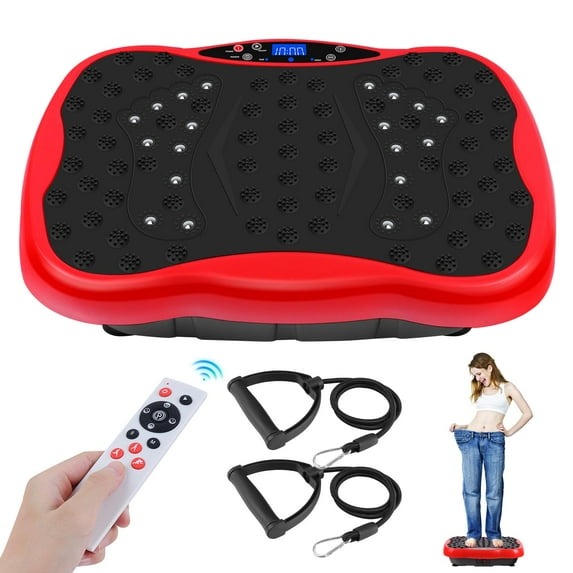 Vibration Plate Exercise Machine, Health & Fitness Full Body Vibration ...