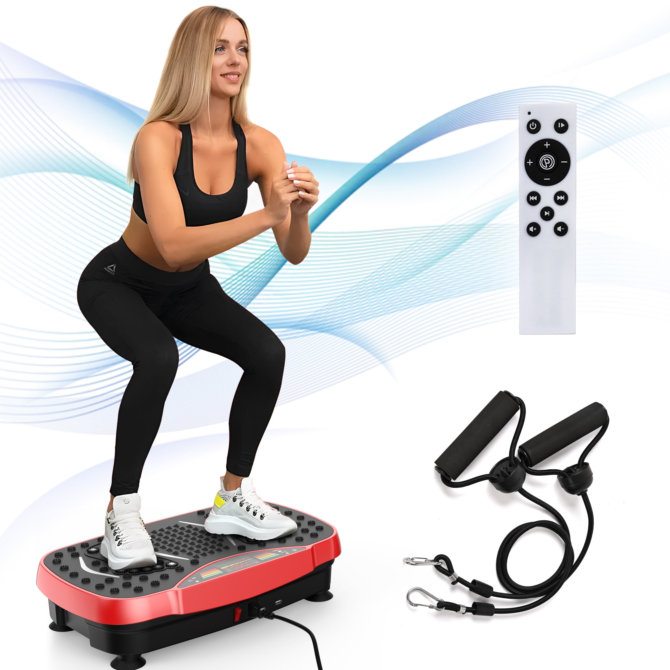 Vibration Plate Exercise Machine for Lymphatic Drainage, Full Body ...