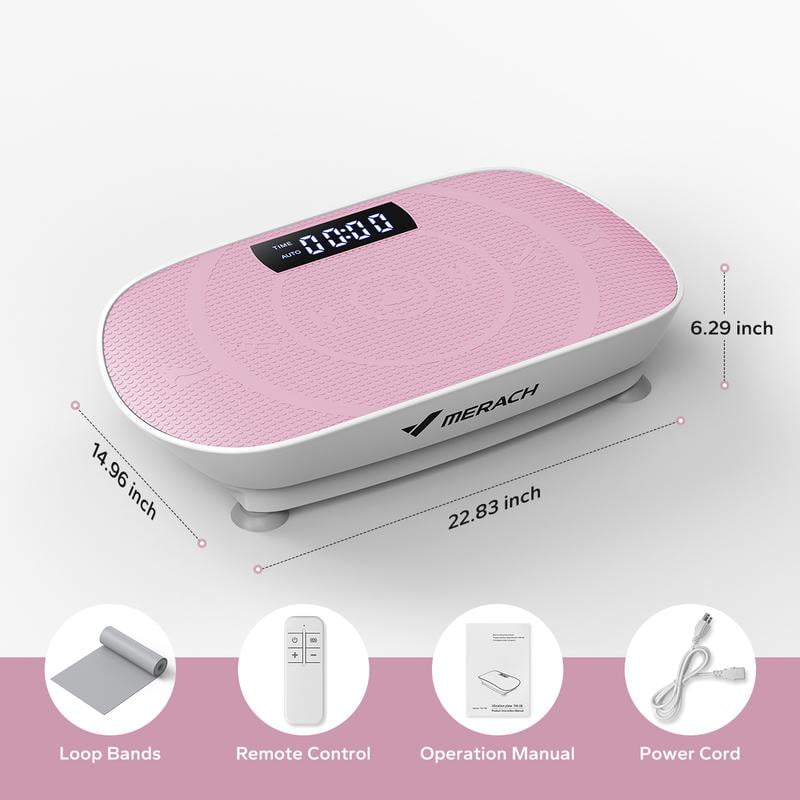 Vibration Plate Exercise Machine, Lymphatic Drainage Machine, Whole Body Workout Vibration ...