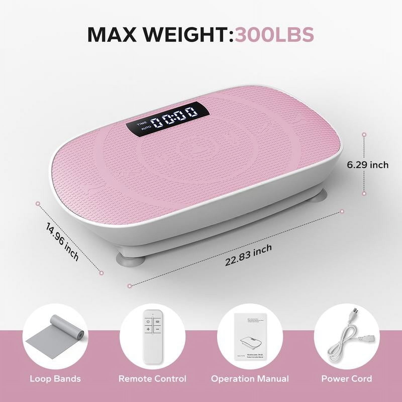 Vibration Plate Exercise Machine, Lymphatic Drainage Machine, Whole Body Workout Vibration ...