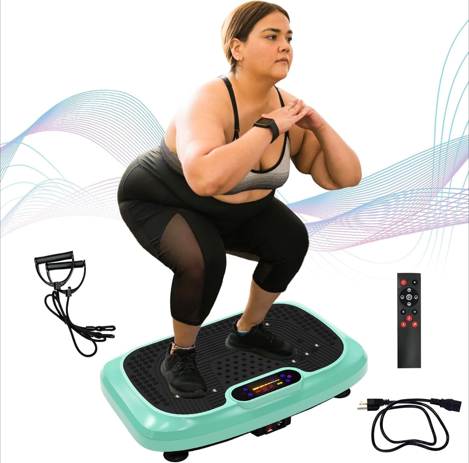 Vibration Plate Exercise Machine for Lymphatic Drainage, Power ...