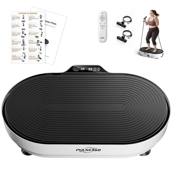 Lifepro Vibration Plate Exercise Machine with 99 Speeds Resistance ...