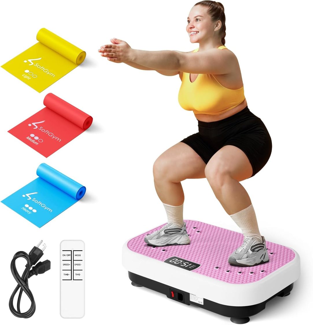 Vibration Plate Exercise Machine for Lymphatic Drainage Weight Loss ...
