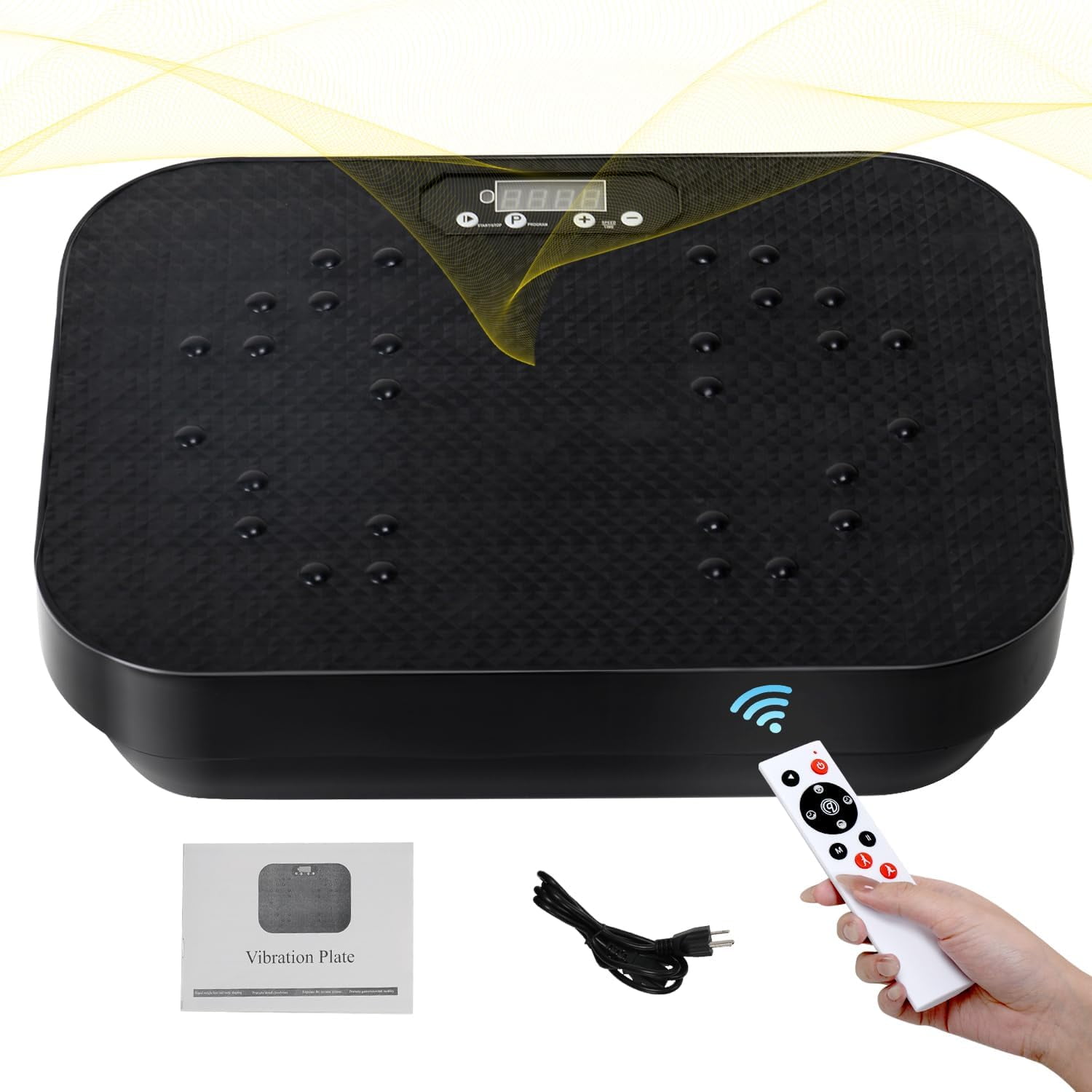 Vibration Plate Exercise Machine for Lymphatic Drainage, Whole Body ...