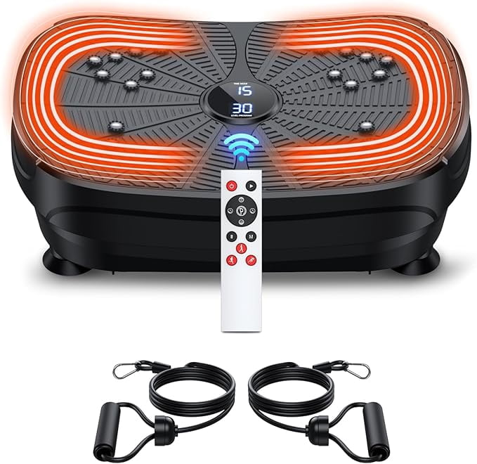 Vibration Plate Exercise Machine, Portable Full Body Vibration Platform ...
