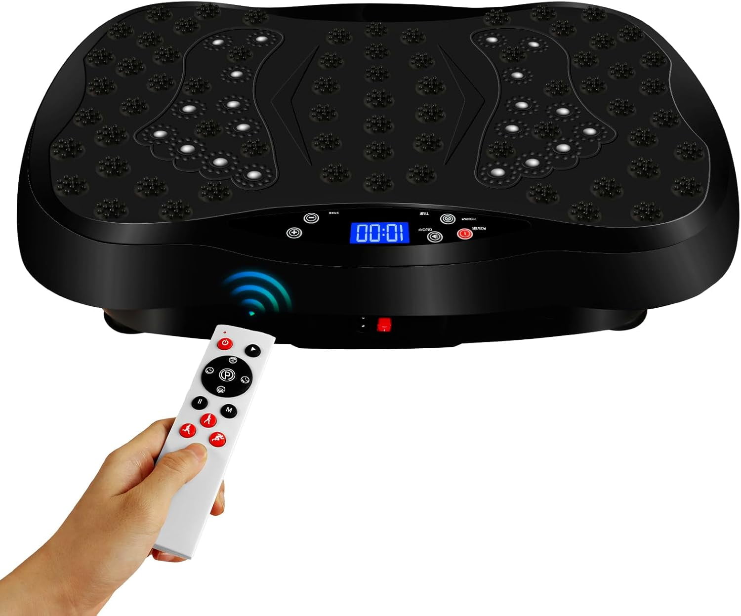 Vibration Plate Exercise Machine with Remote Control, Vibration Platform for Whole Body Workout ...