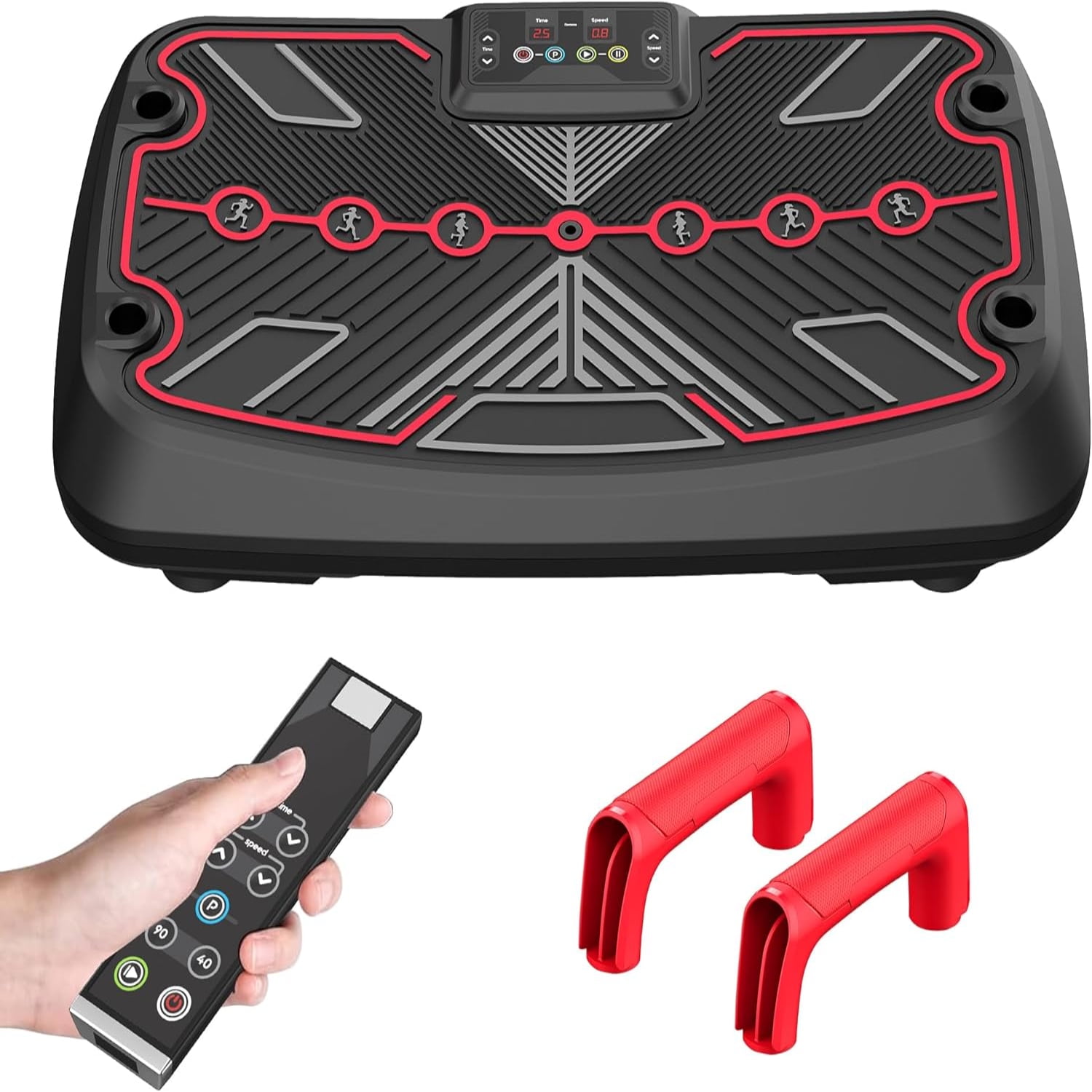 Vibration Plate Exercise Machine with Remote Whole Body Workout ...