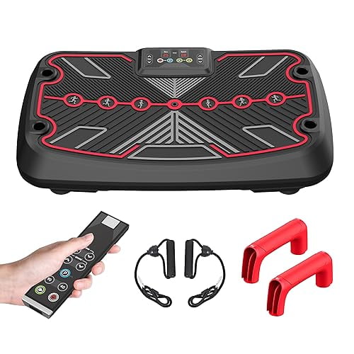 Vibration Plate Exercise Machine with Remote, Whole Body Workout ...