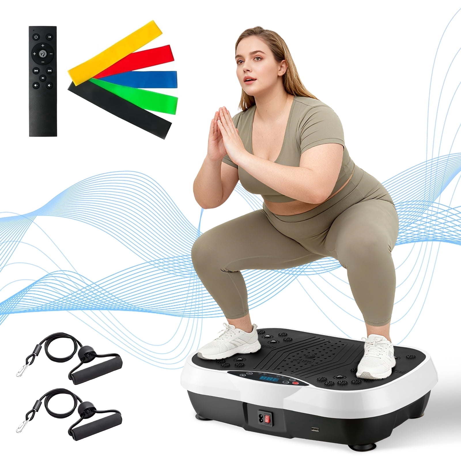Vibration Plate Exercise Machine, Waver Vibration Plate for Home ...