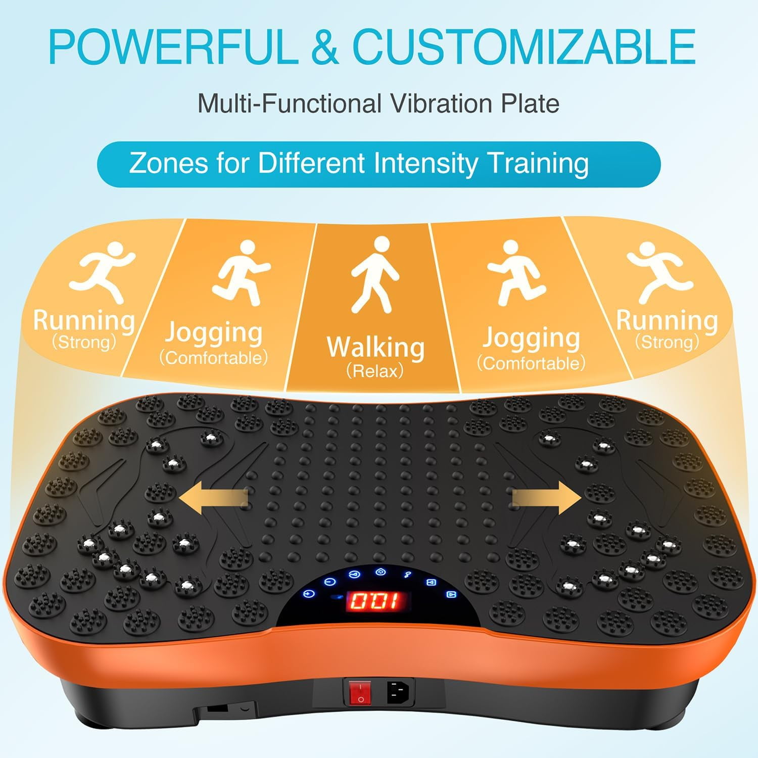 Vibration Plate Exercise Machine Whole Body Workout Portable Mini ...