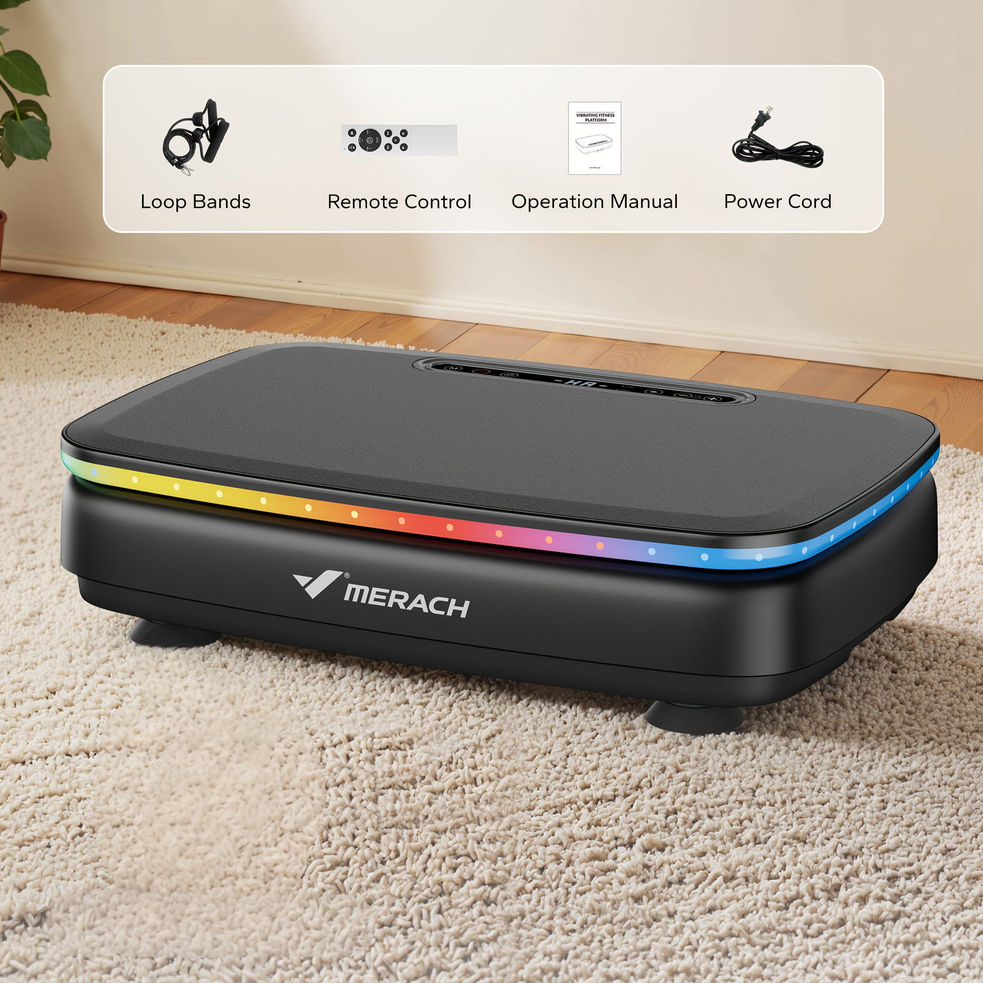 Vibration Plate Exercise Machine, Whole Body Workout Power Vibrate ...