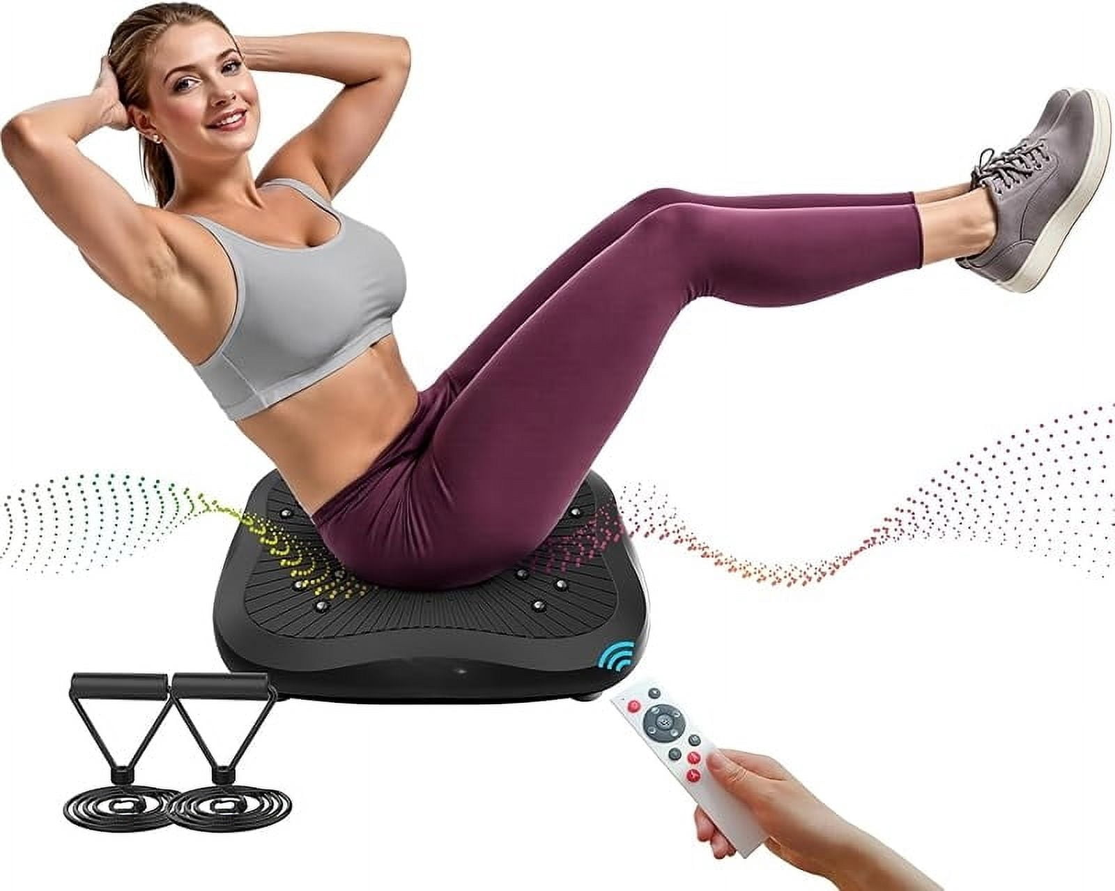 Vibration Plate Exercise Machine Whole Body Workout Vibrate Fitness ...