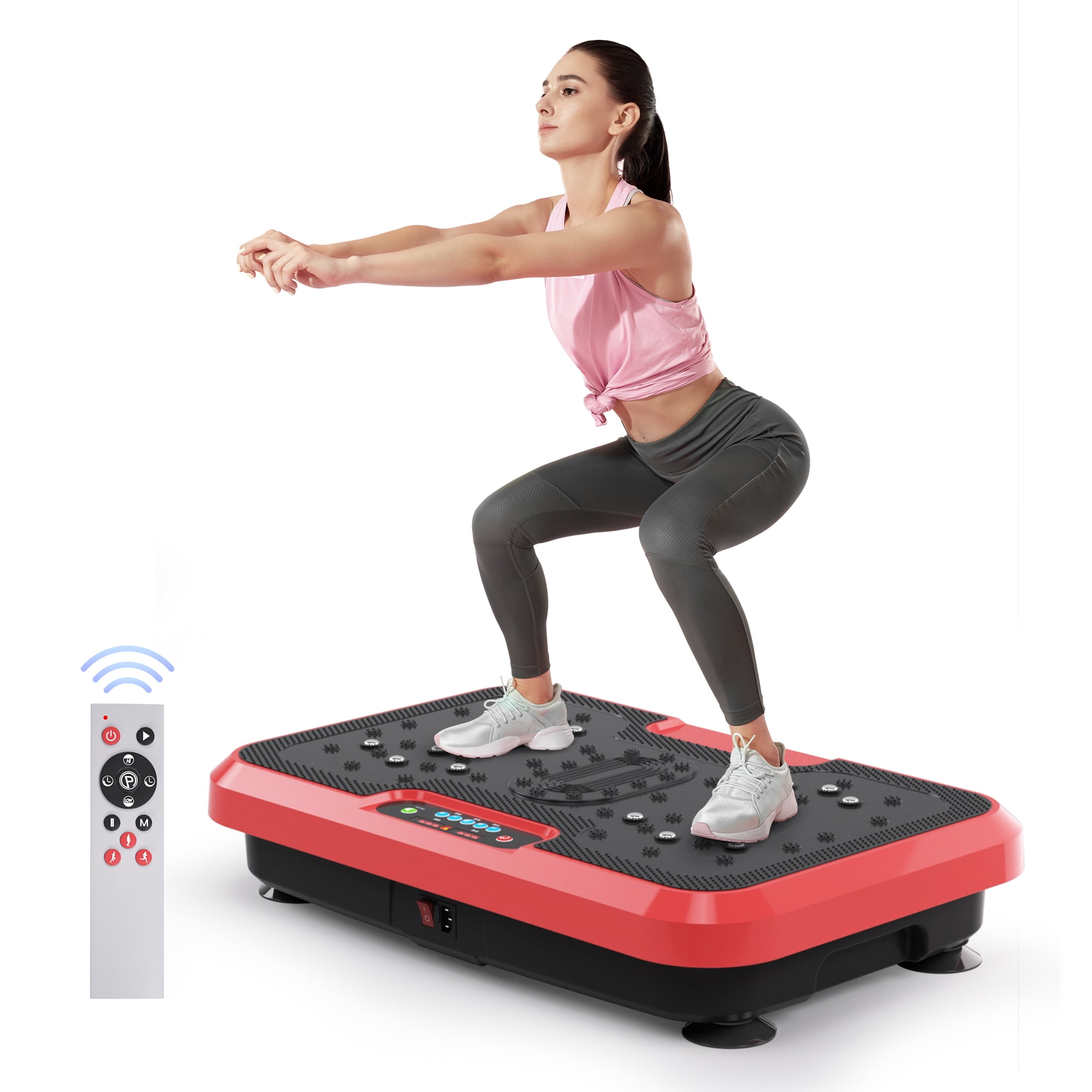 Vibration Plate Exercise Machine, Whole Body Workout Vibrate Plate ...