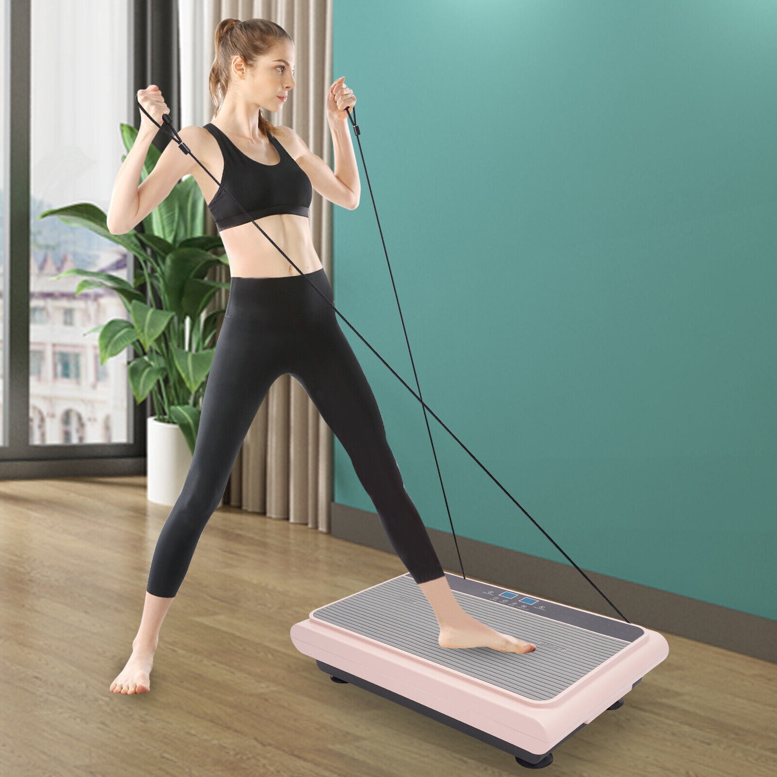 Vibration Plate Exercise Machine Whole Body Workout Vibration Fitness ...