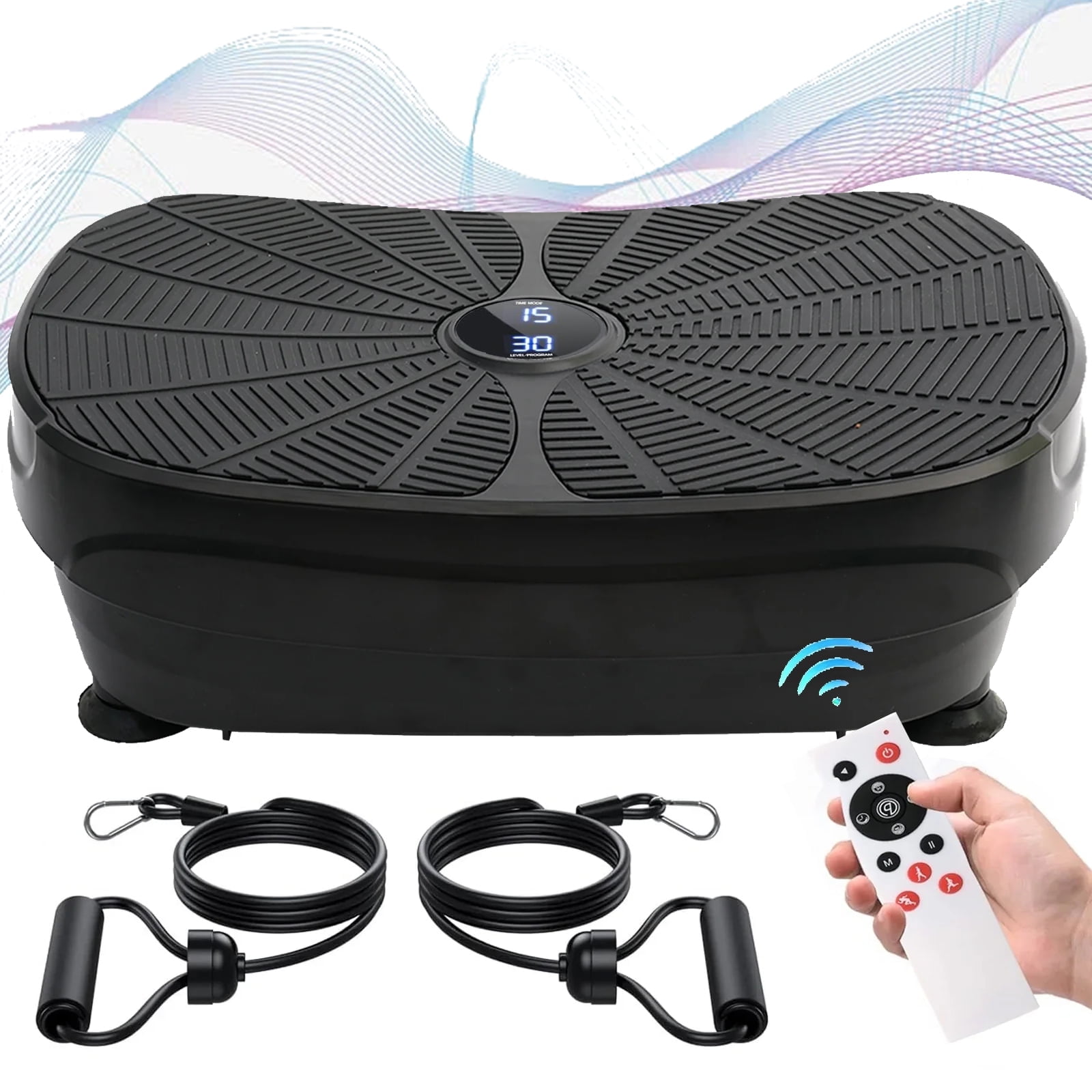 Vibration Plate Exercise Machine, Whole Body Workout Vibration Platform, Remote Control for Home ...