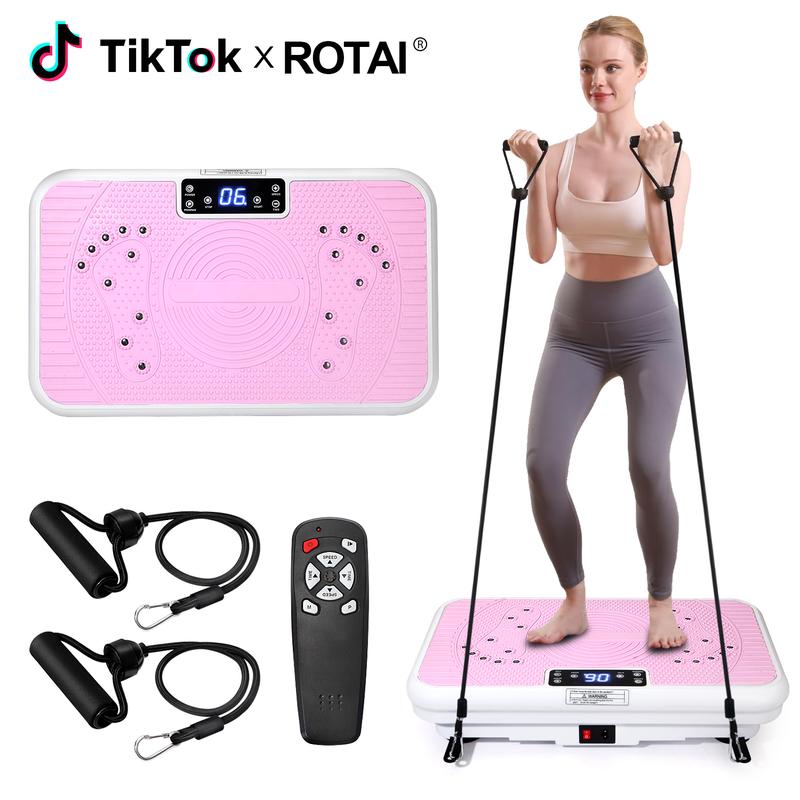 Vibration Plate Fitness Machine 300 lbs, Lymphatic Drainage Machine for ...