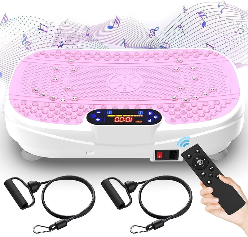 Vibration Plate Fitness Platform Exercise Machine Vibrating Lymphatic ...