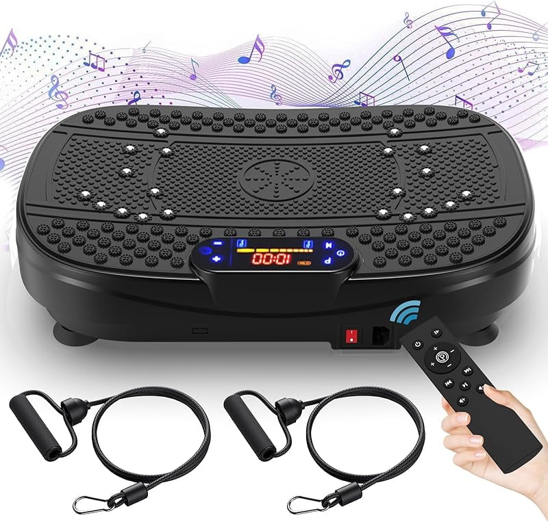 Vibration Plate Fitness Platform Exercise Machine Vibrating Lymphatic ...