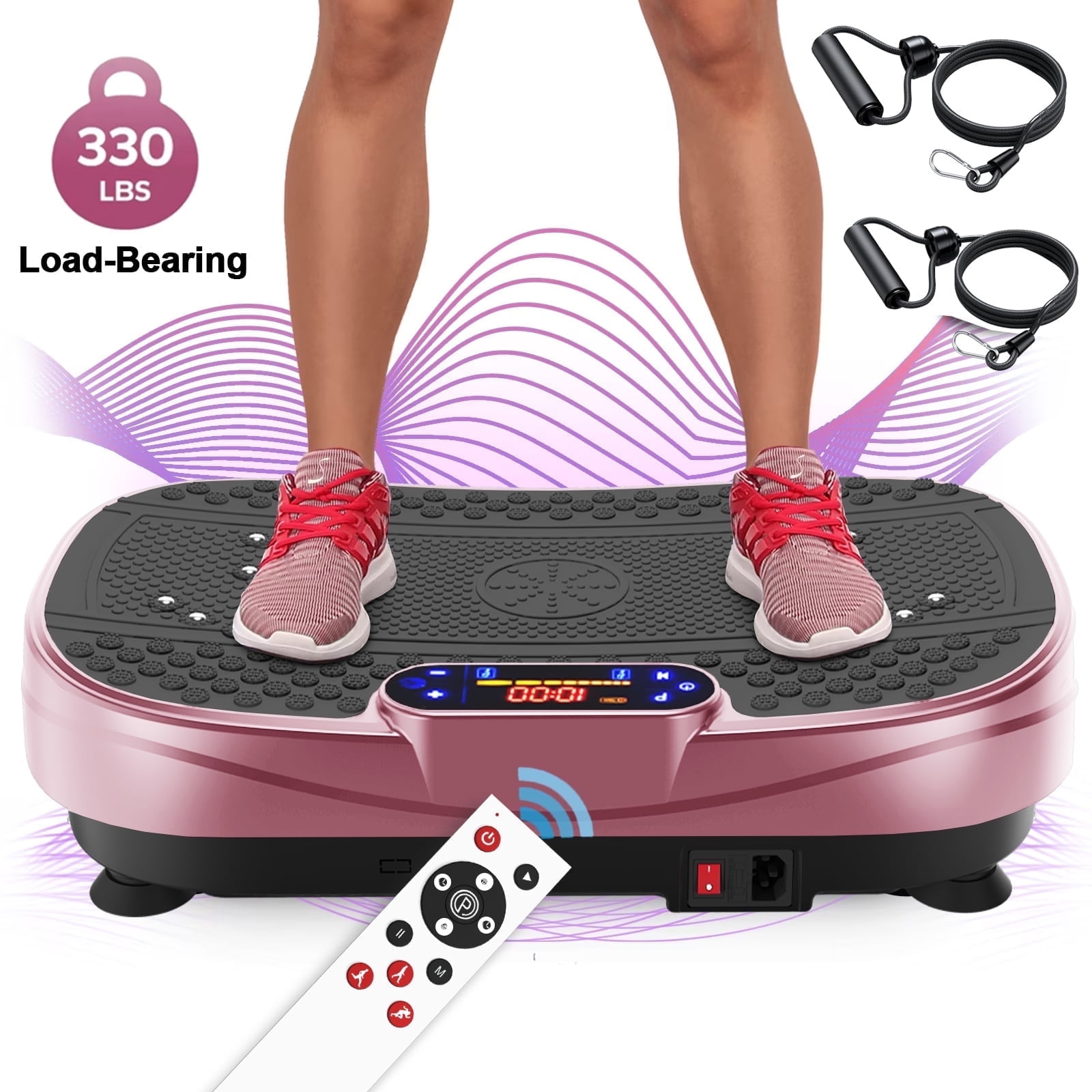 Vibration Plate Fitness Platform Exercise Machine - Vibrating Shaking ...
