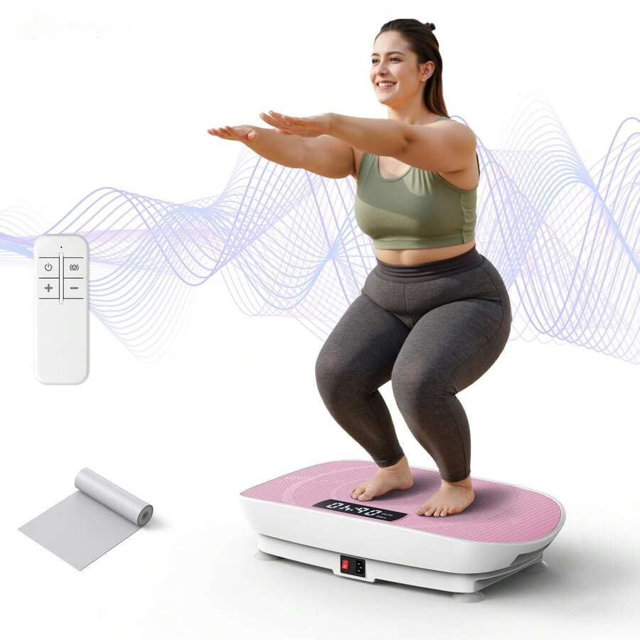 Vibration Plate: Your Home Fitness Dynamo – Adjustable Speed for Whole-Body Sculpting & Power ...