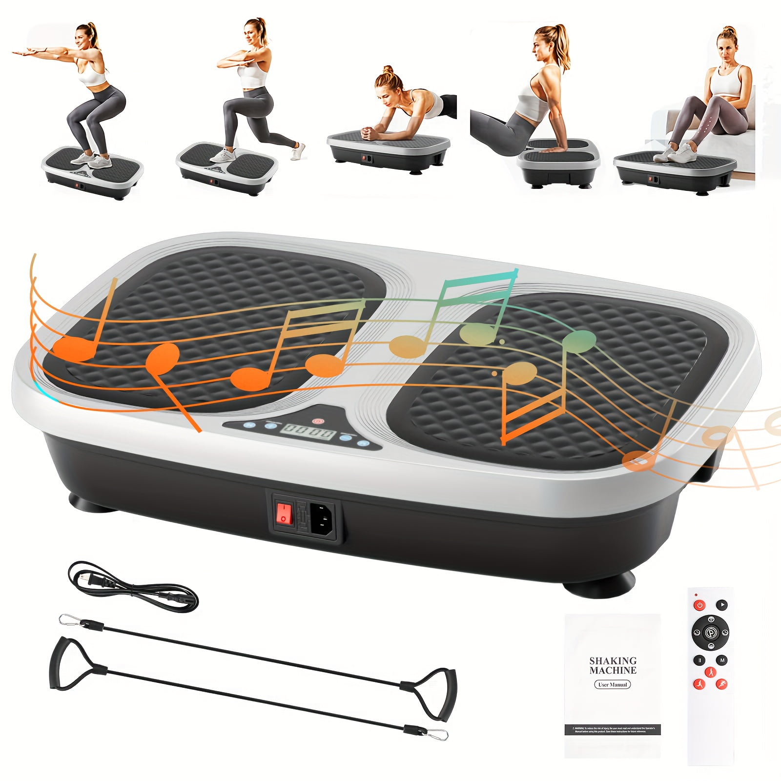 Vibration Plate Machine - High-Speed Vibration Platform For Home Gym ...