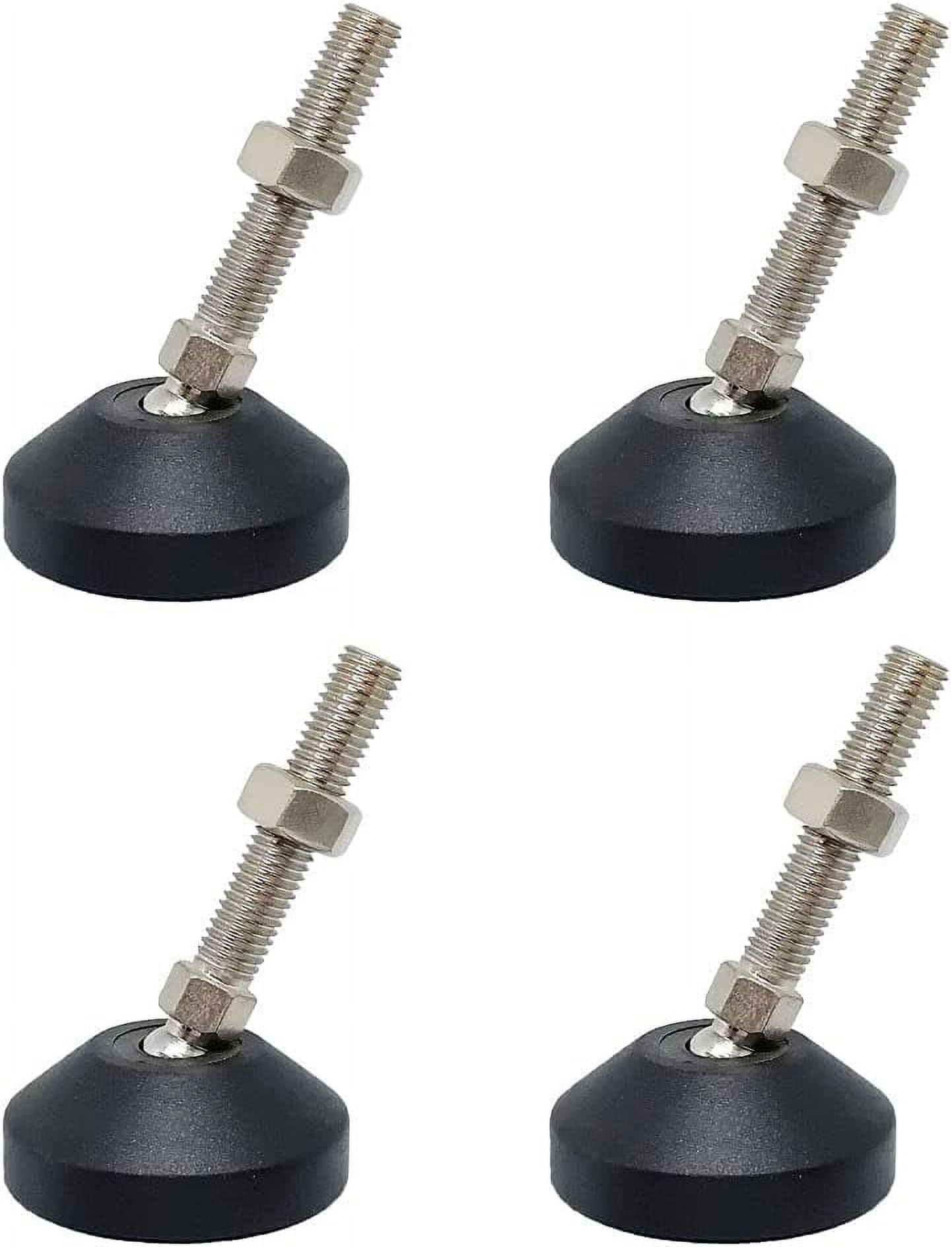 4-Pack Leveling Feet with Rotating Screws for Furniture Stability ...