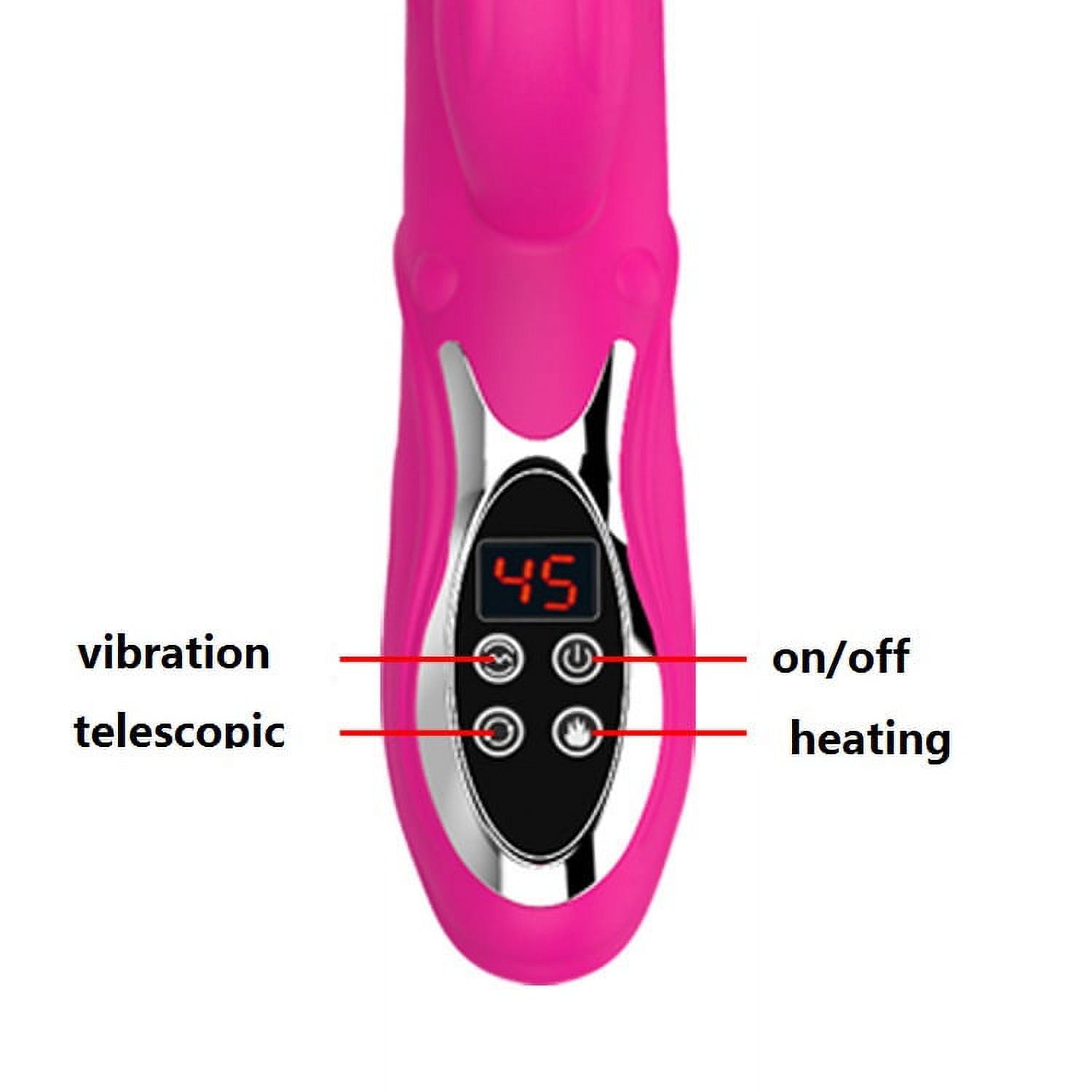 Vibrator Telescopic Machine G Spot Vibrator Thrusting Rotating Female
