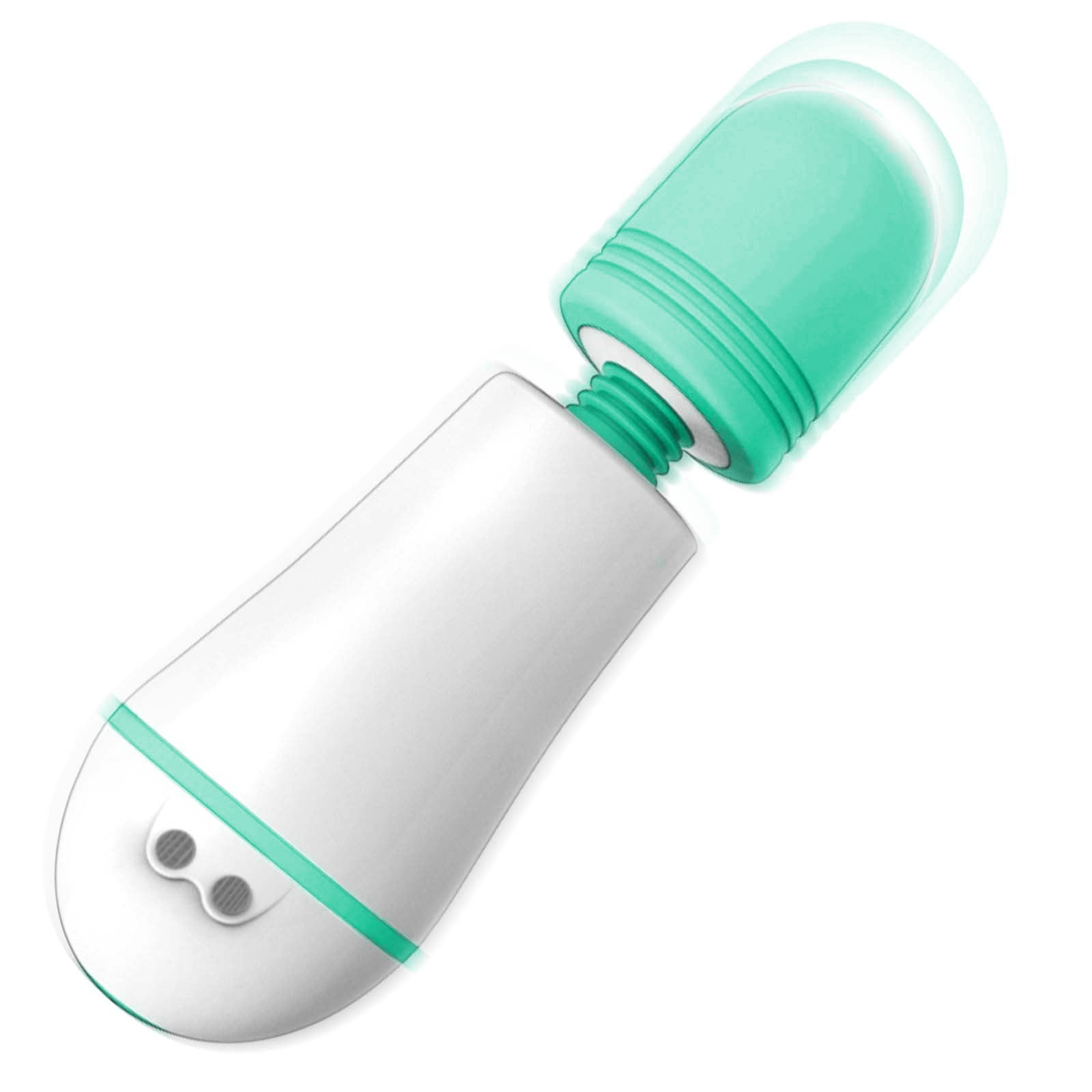 Vibrator Wand Massager, Mini Wand Vibrator Adult Sex Toys for Her Pleasure with 8 Powerful ...