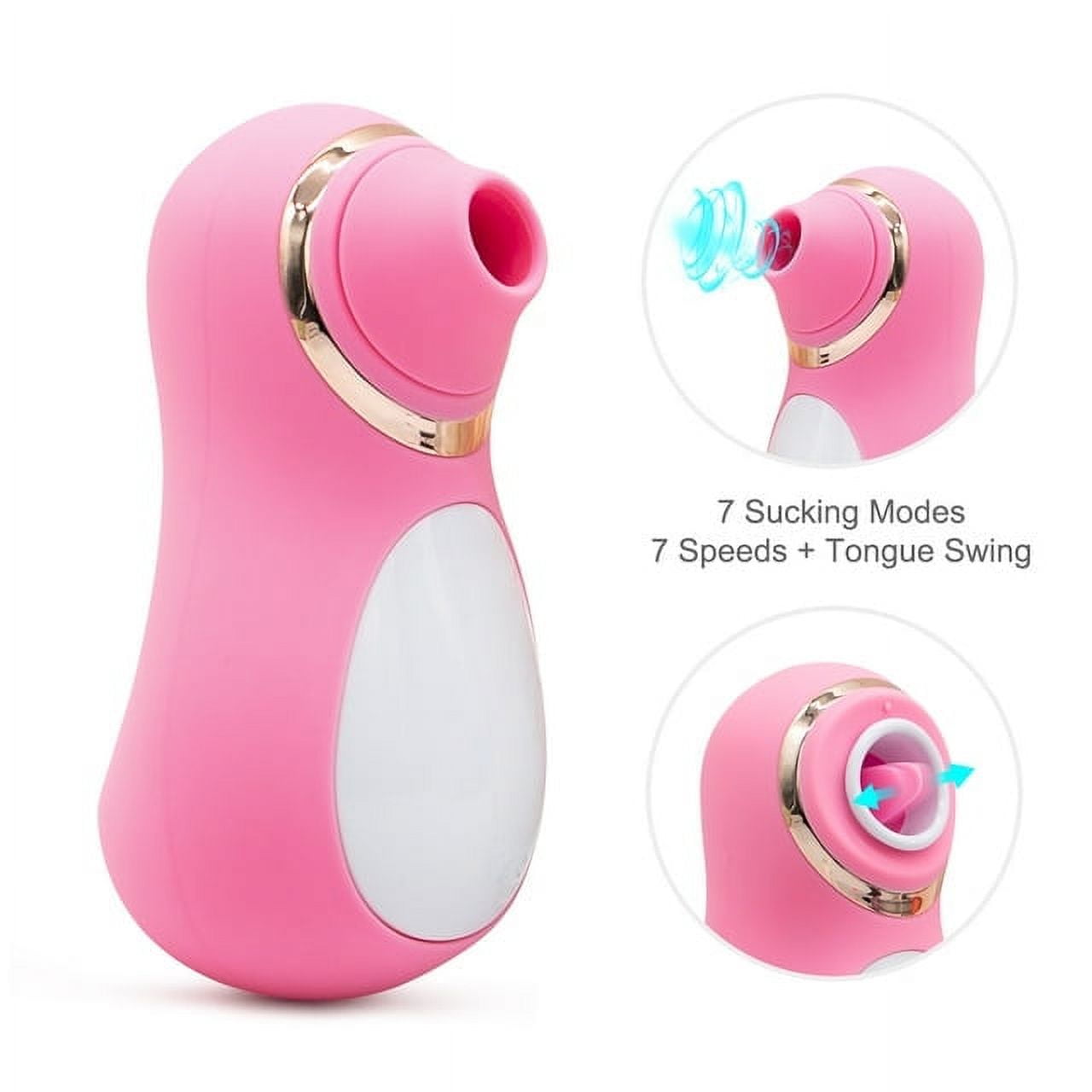 Vibrator For Women 3 In 1 Vibrator With 10 Vibration And 5 Licking Modes Rechargeable Sex Toy