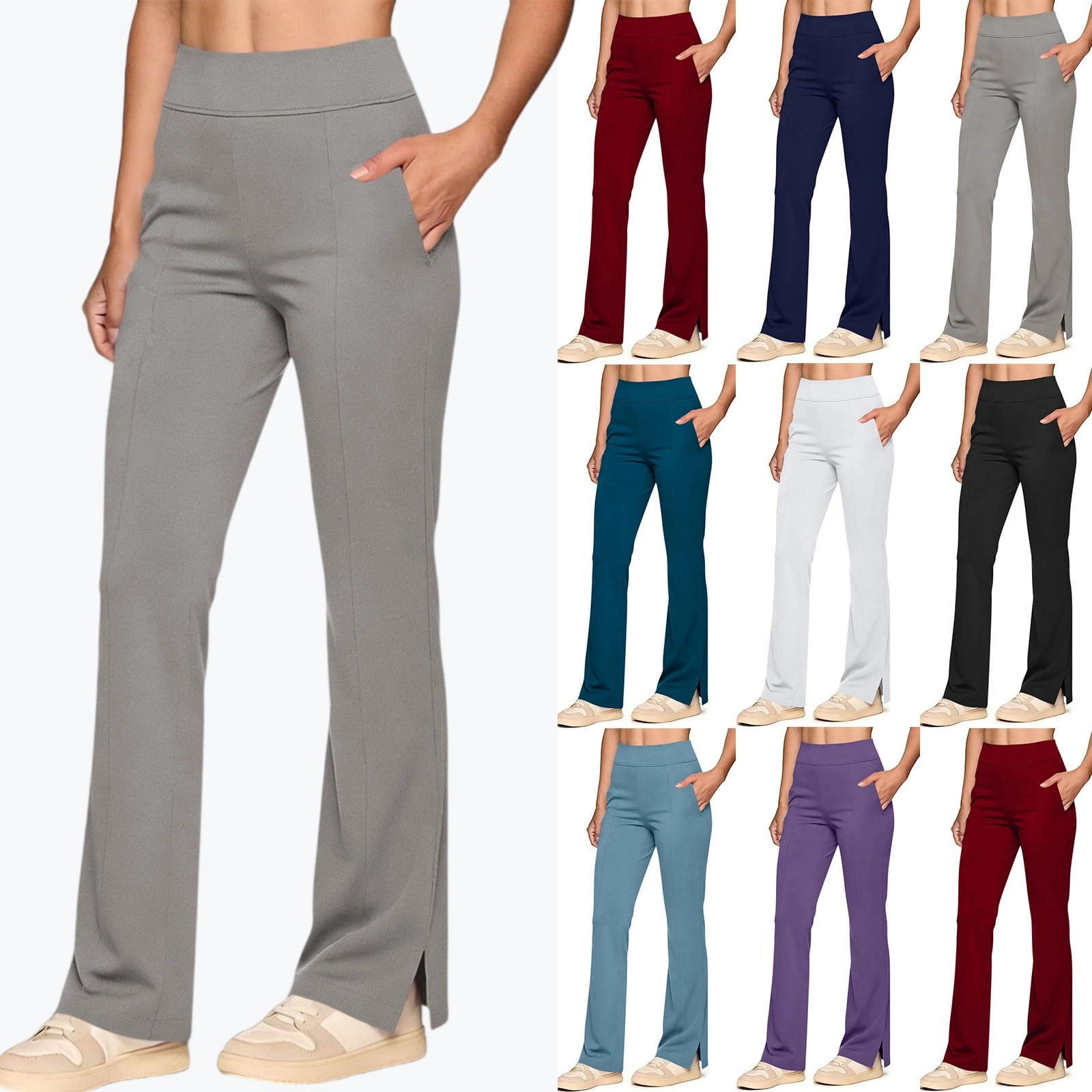 Vibrex Leggings for Women Plus Size with Pockets,Womens Stretch Yoga ...