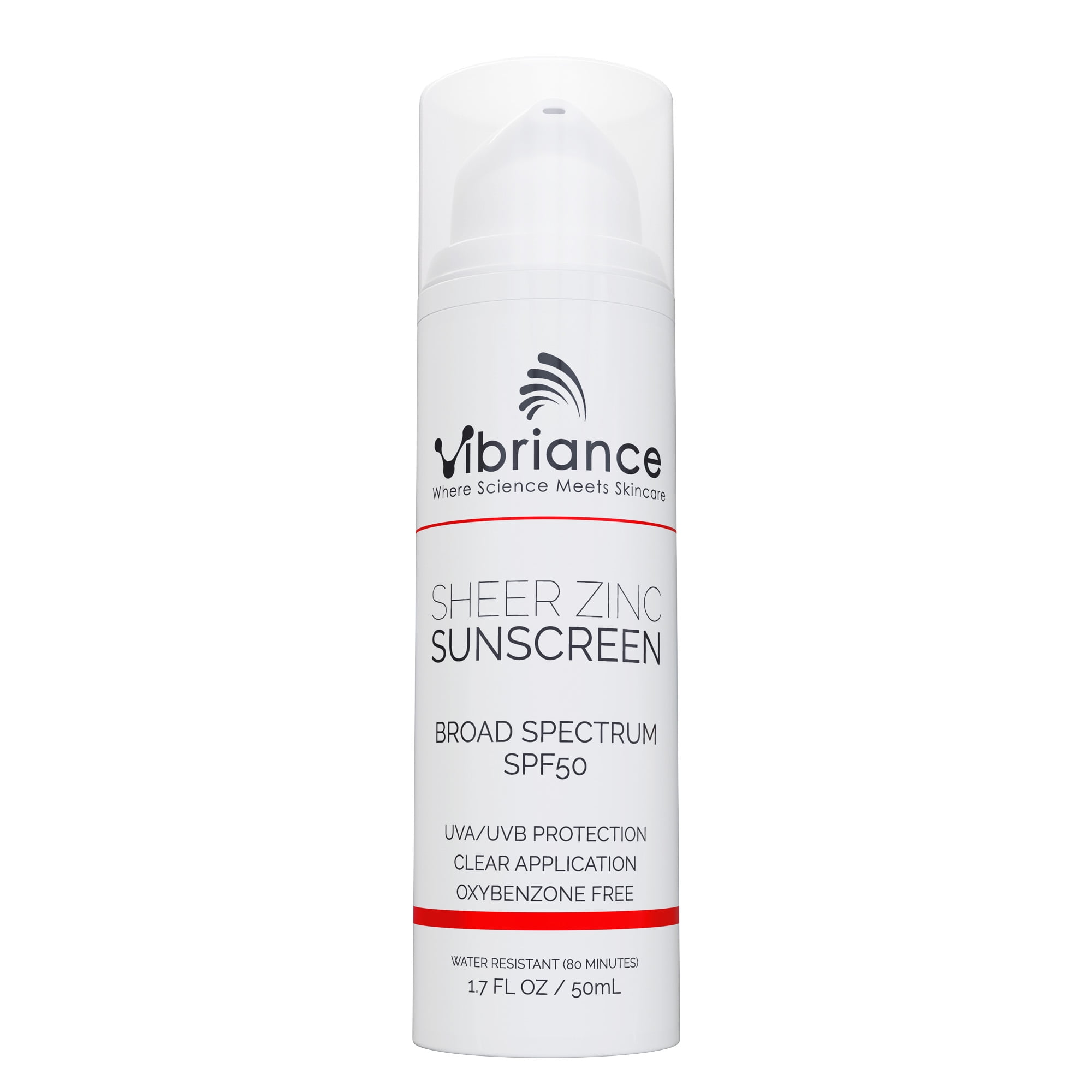 Vibriance Sheer Zinc Sunscreen - Tinted Sunscreen for Face SPF 50 ...
