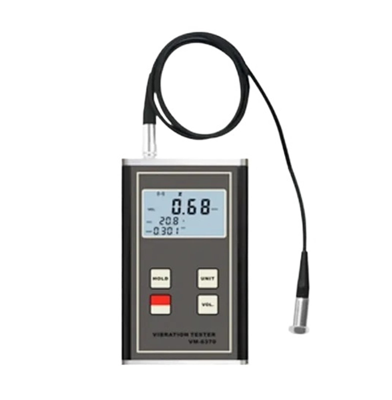 Vibrometer, VM-6370 Digital Vibration Meter Moving Machinery Imbalance ...
