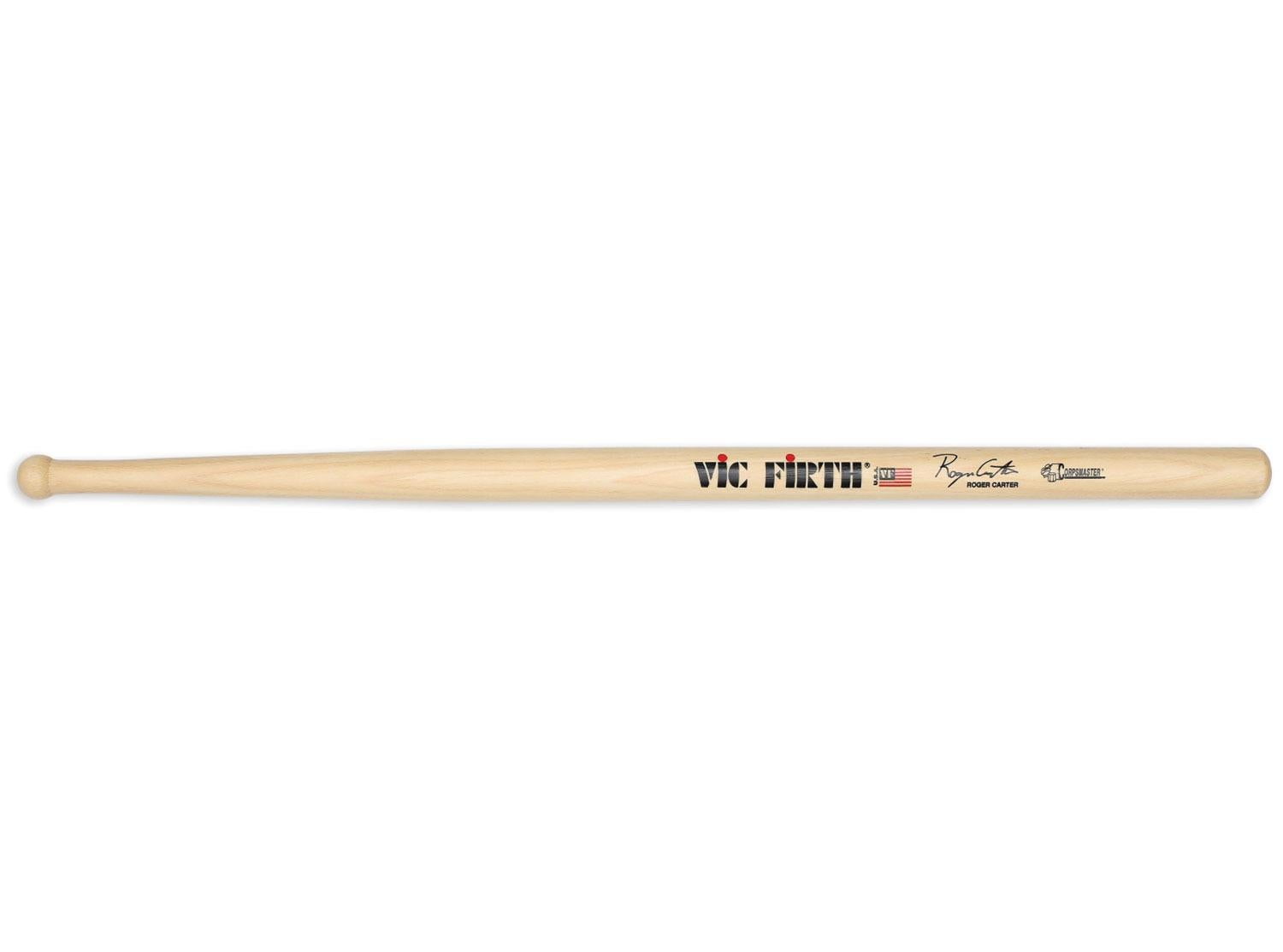 Vic Firth SRC Roger Carter Signature Corpsmaster® Hickory Snare Drum ...