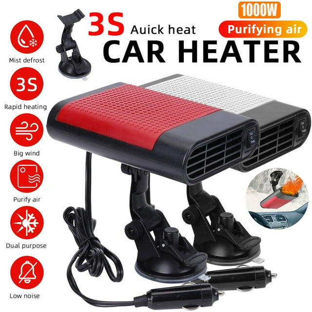 VicTsing Electric Car Heater 12V DC Fan Heater Defogger Defroster ...