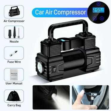 Jahy2Tech Heavy Duty Portable Air Compressor, Automotive 12V Truck ...